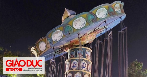Đu quay Nhà thiếu nhi Thủ Đức bị nghiêng, nhiều trẻ em hốt hoảng