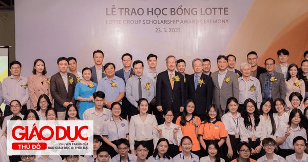 Trao 60 suất học bổng Lotte cho sinh viên TPHCM