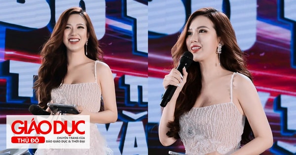 MC Thu Hà chuộng váy tôn đường cong cơ thể khi dẫn sự kiện