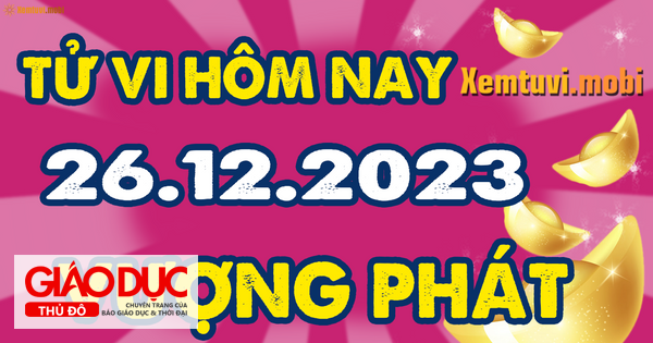 Tử vi 12 con giáp ngày 26/12/2023: Các con giáp cố gắng những ngày cuối năm