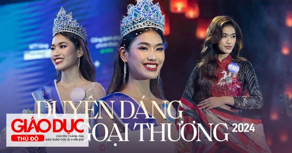 Nữ sinh 1m79 đăng quang Hoa khôi Ngoại thương: Nổi bật ở tất cả các ...